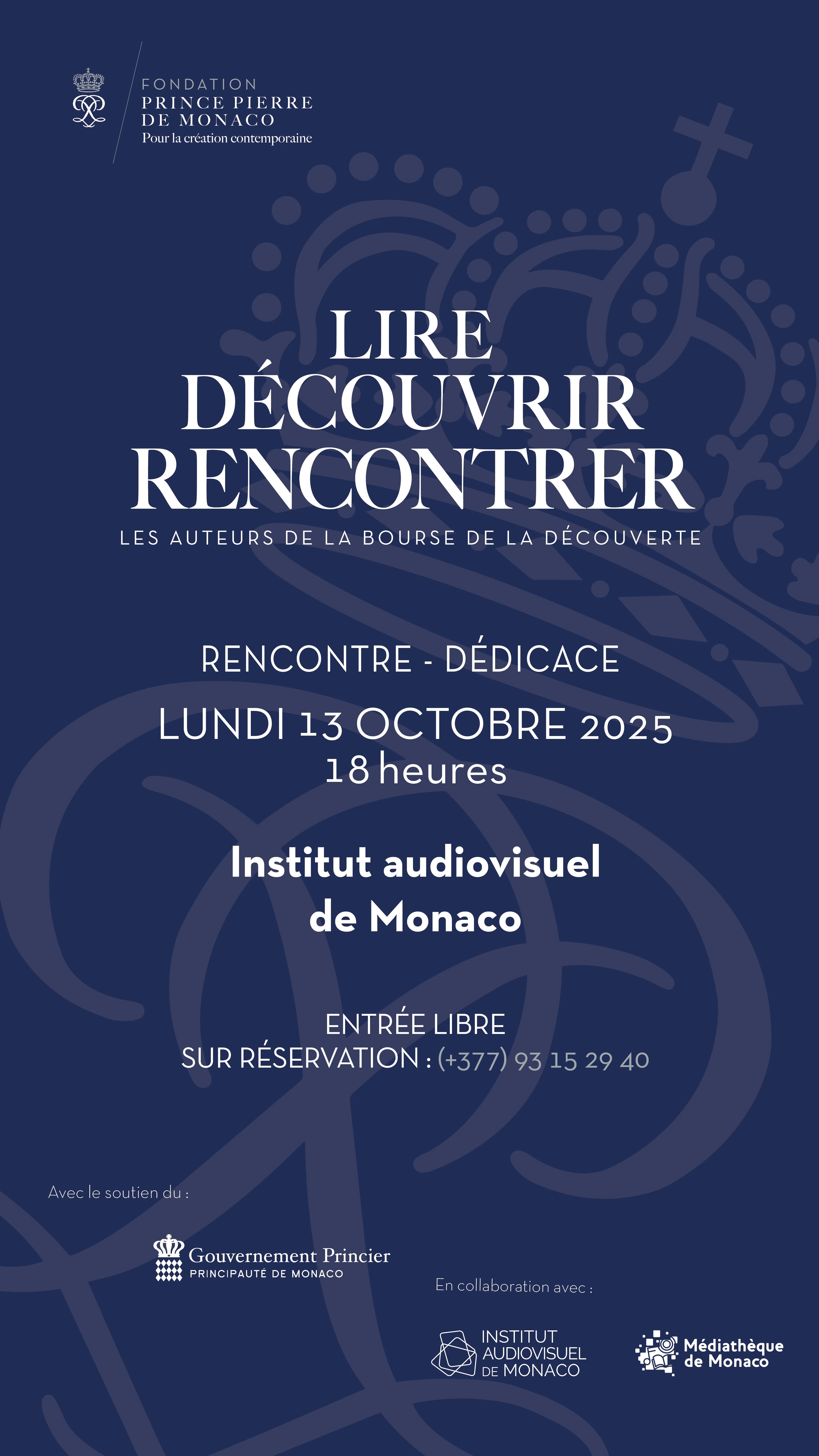 Fondation Prince Pierre de Monaco - Rencontre Auteurs - Bourse de la ...